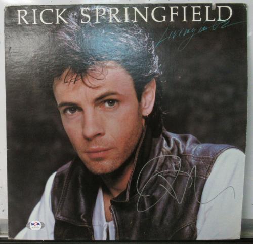 Memorabilia Collectibles Rick Springfield Signed Autographed Hard to ...