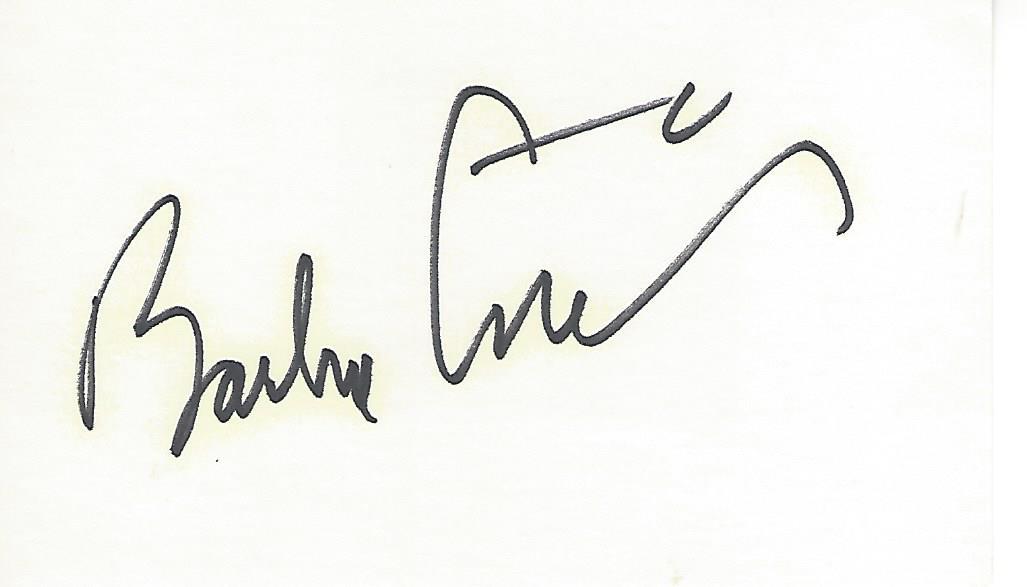 Collectibles Art & Collectibles Memorabilia Barbra Streisand signed ...