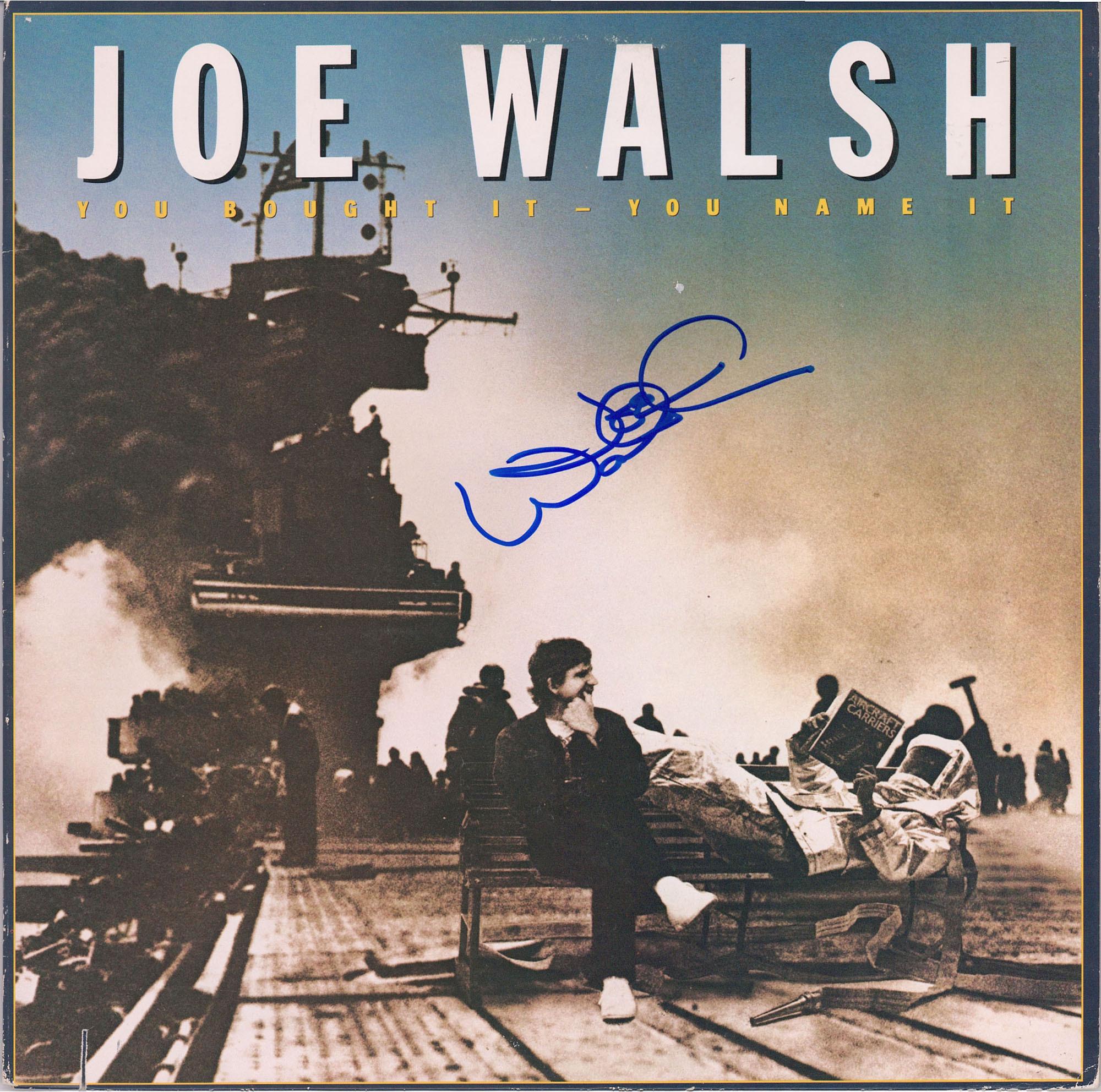 Joe Walsh Autographed Photo Art & Collectibles Memorabilia etna.com.pe