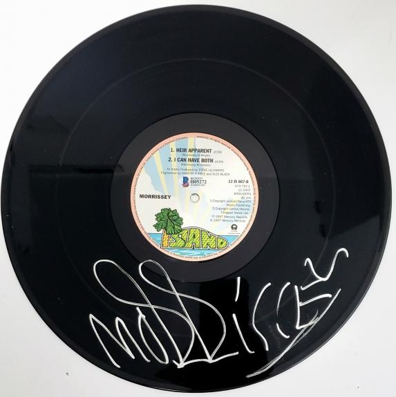 Morrissey two signed albums on Hollywood Memorabilia | Morrissey-solo