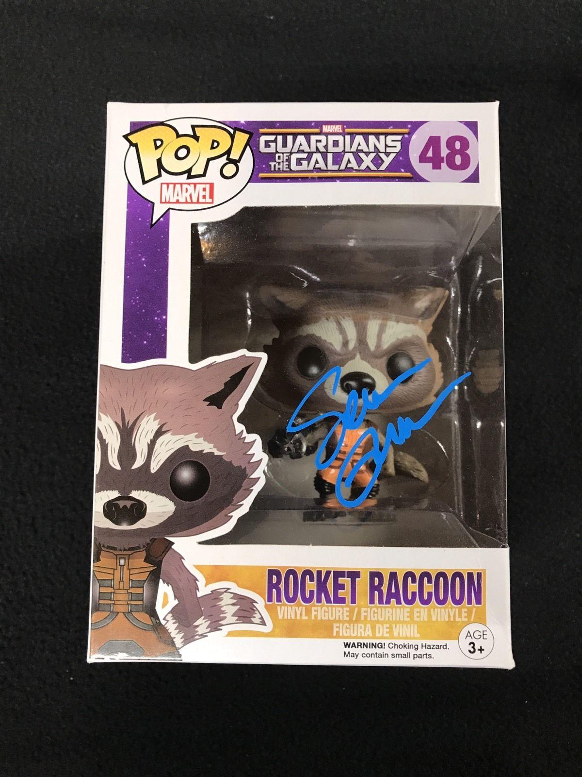Sean Gunn Signed Guardians Of The Galaxy Rocket Raccoon Funko Pop Figure Sean Gunn Signed Guardians Of The Galaxy Rocket Raccoon Funko Pop Figure