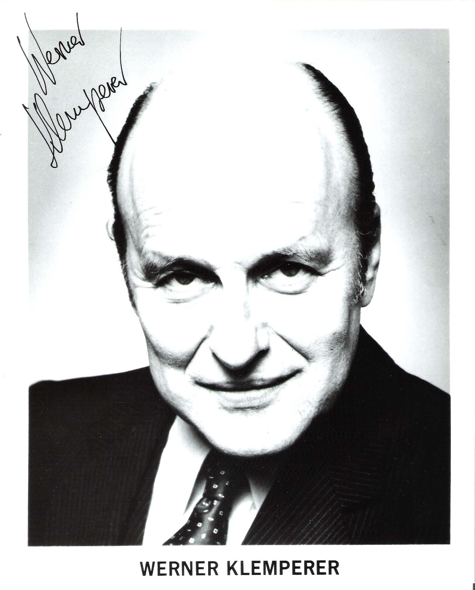 WERNER KLEMPERER - Best Known as COLONEL KLINK on "HOGAN'S HEROES ...